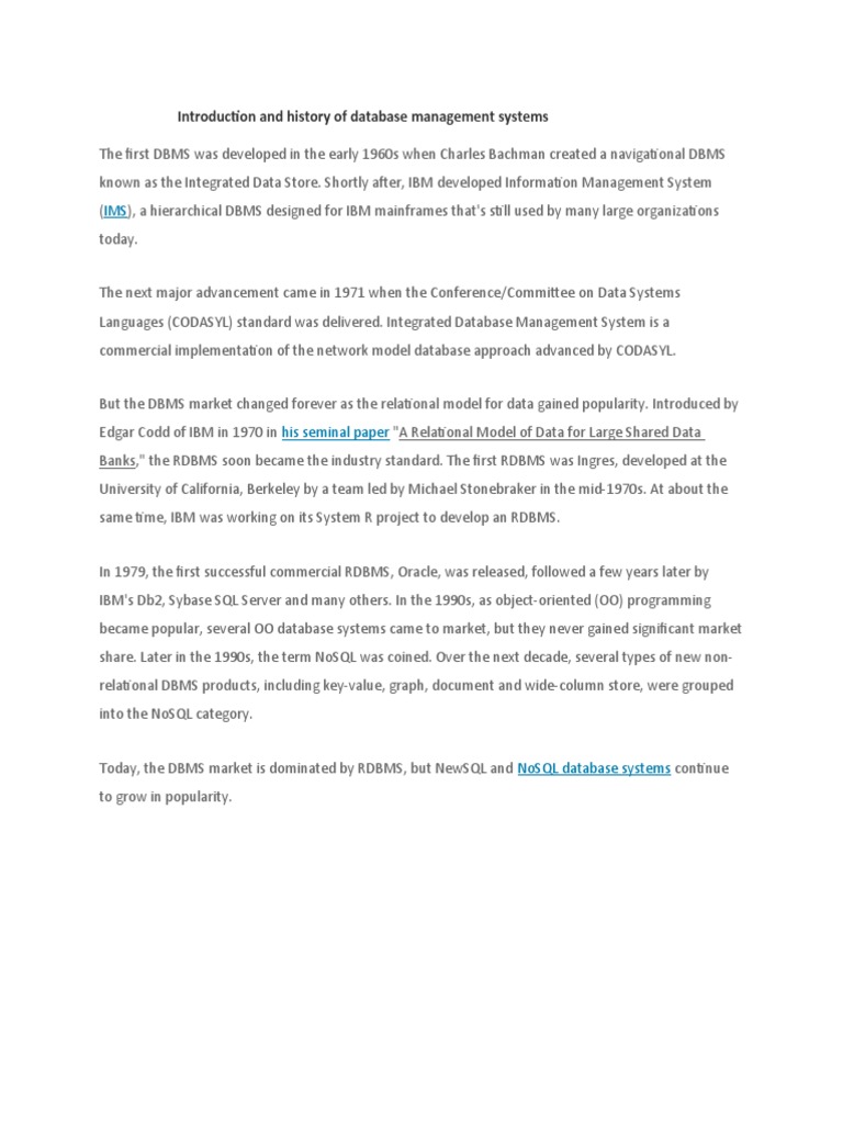 Seminar On Database Management System Design | PDF | Databases ...