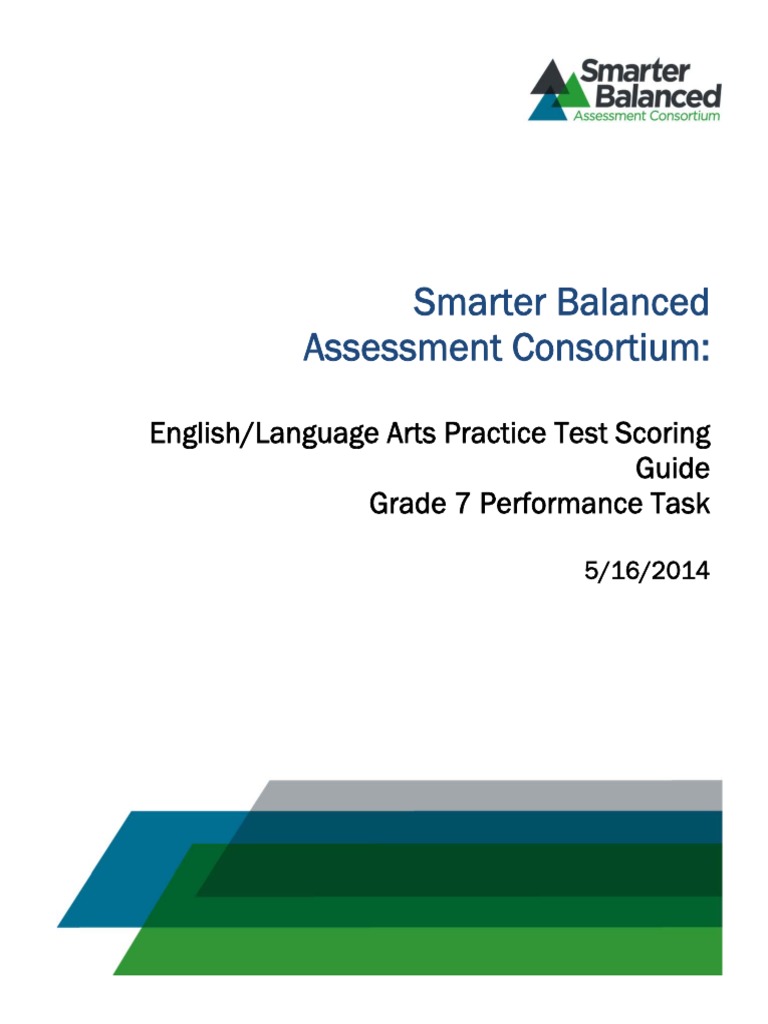 Grade 7 ELA Practice Test Guide | PDF | Sleep | Circadian Rhythm