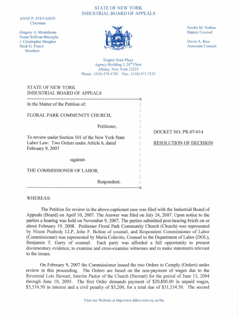 PR 07014 | PDF | Employment | United States Labor Law