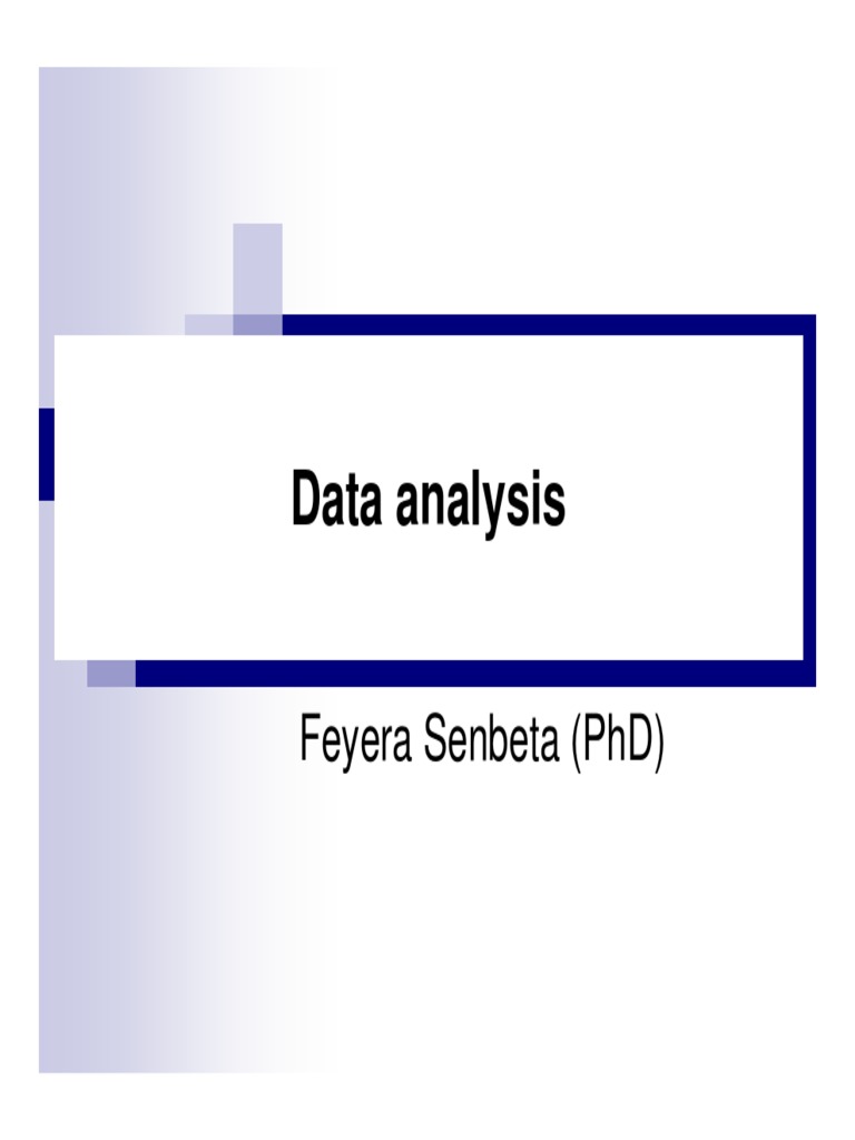 Unit 8. Data Analysis | PDF | Statistics | Estimator