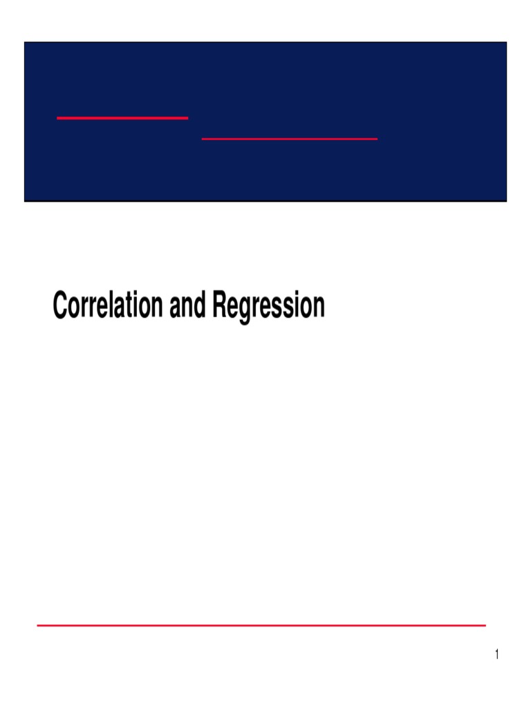 Unit 8.1 Correlation-Regression | PDF | Standard Deviation | Scatter Plot