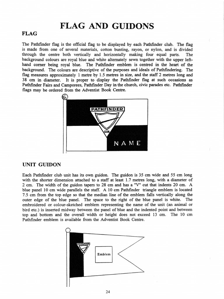 Staff Manual 2.6 Flags Guidons | PDF