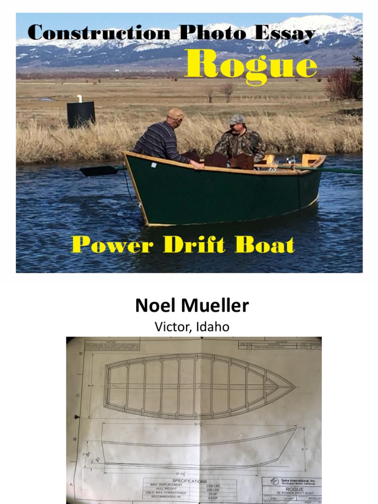 Photo Essay Construction Rogue Power Drift Boat | PDF
