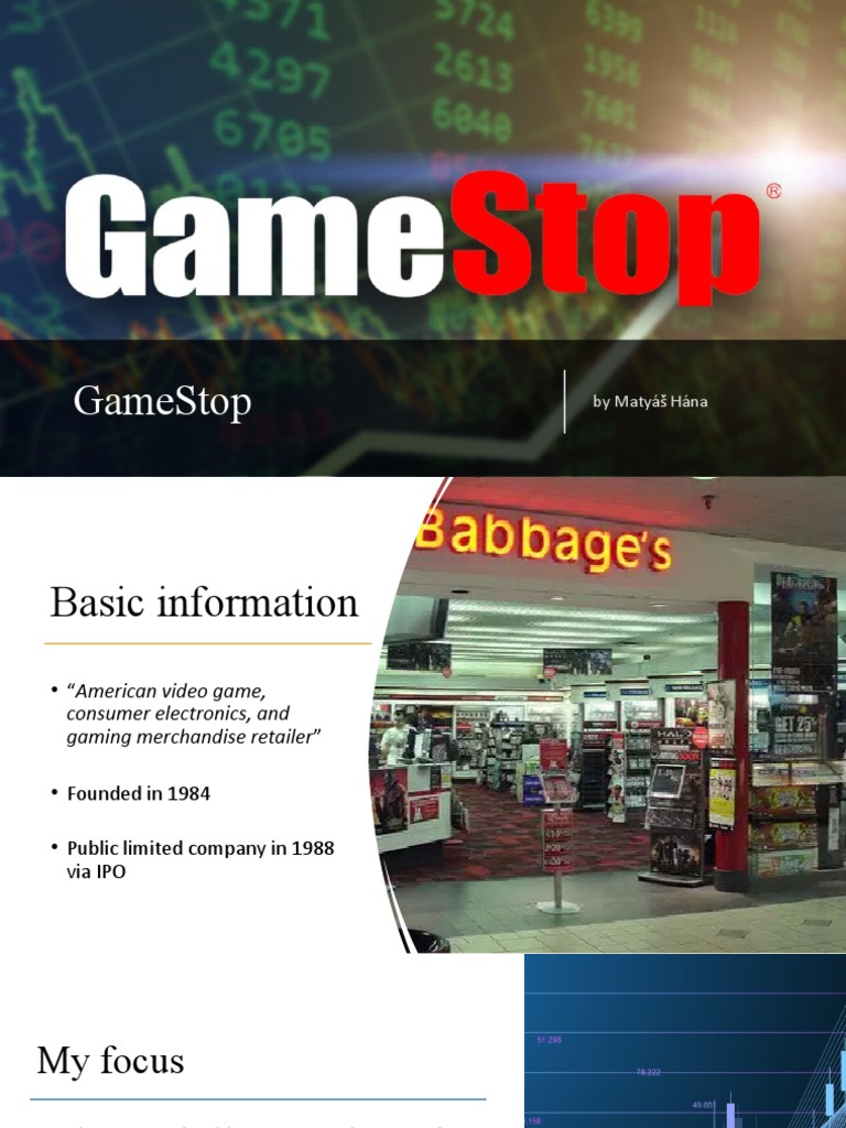 GameStop - Business IA Presentation | PDF