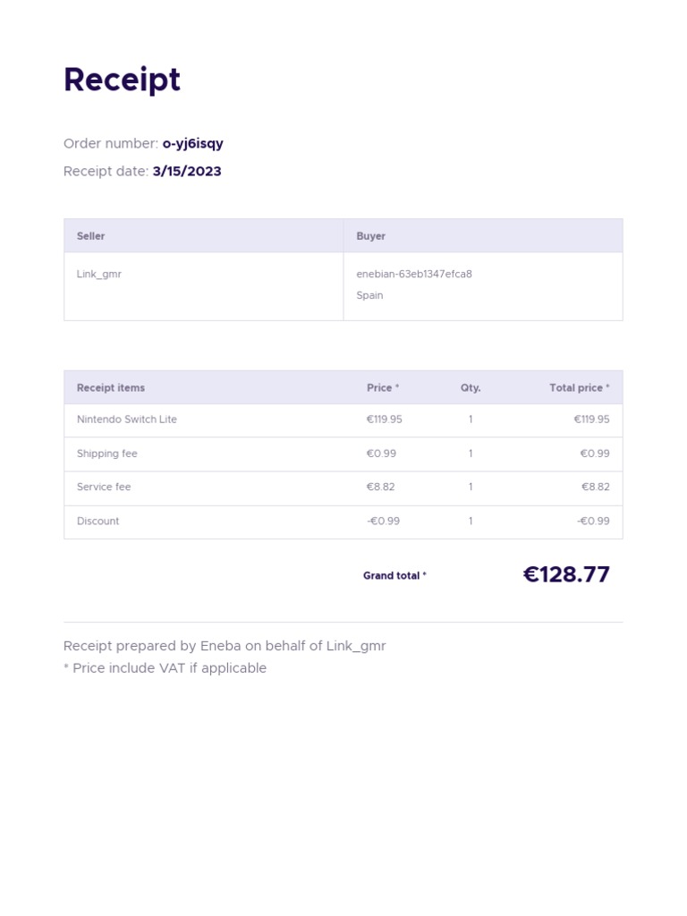 Order - ENEBA PDF | PDF