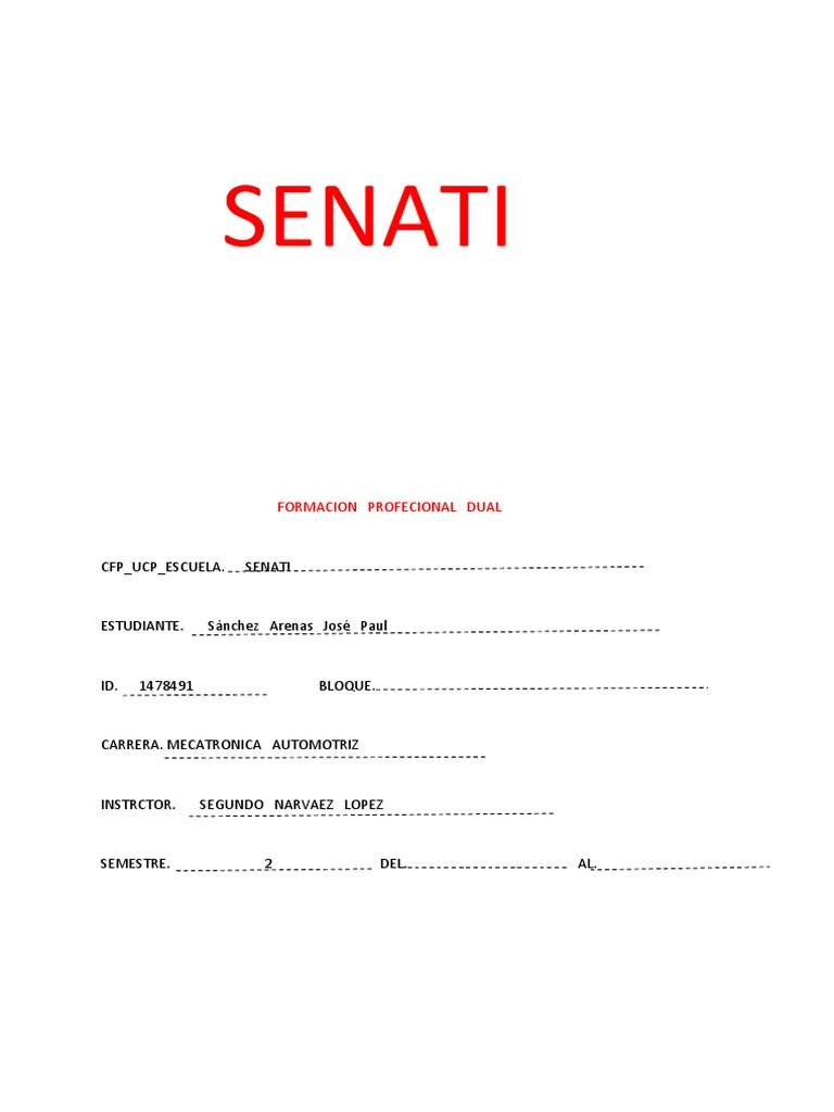 SENATI | PDF | Industria automotriz | Tecnología de vehículos