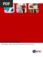 SITXWHS007 Student Assessment Task 2 | PDF | Occupational Safety And ...