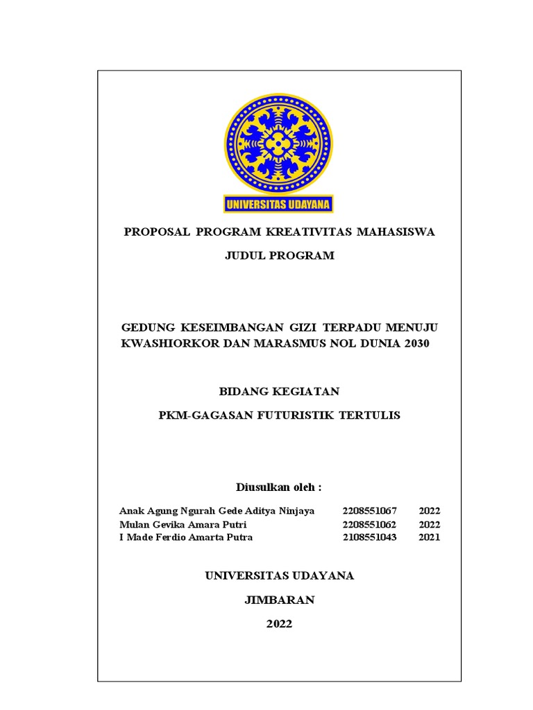 PKM GFT ADIT Revisi Part 1 | PDF