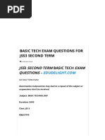 Mathematics Exam Questions For JSS1 First Term | PDF | Test (Assessment ...