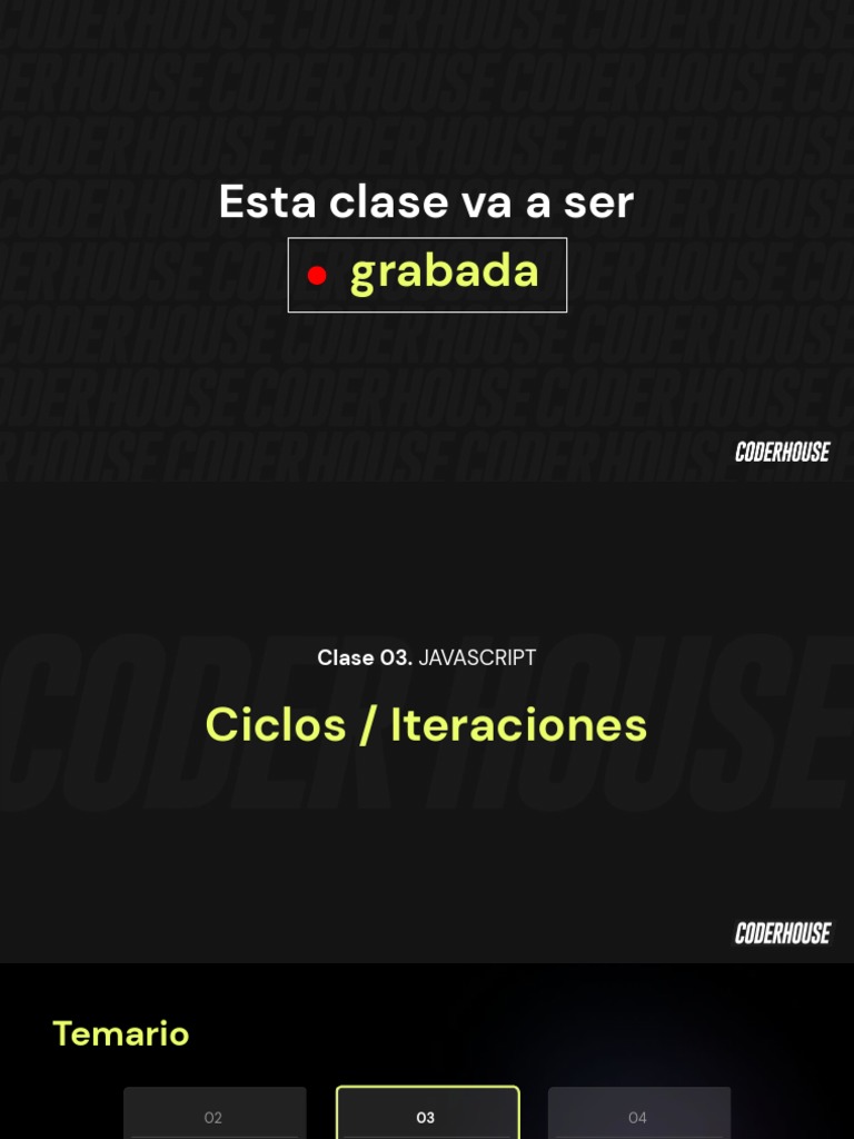 Clase 03 - CICLOS - ITERACIONES | PDF | Algoritmos | Script Java