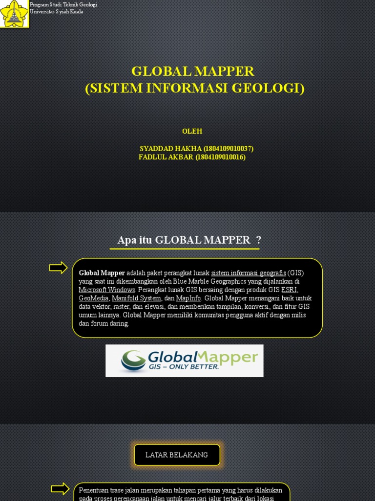 Global Mapper | PDF
