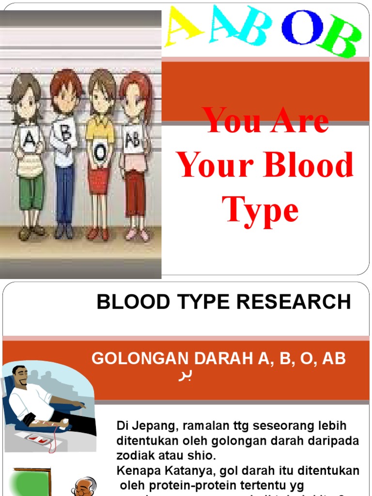 Pert 3. Blood Type Research | PDF