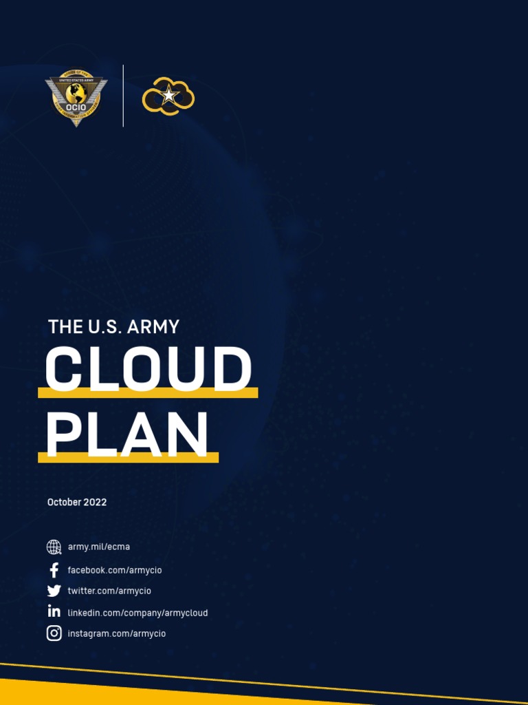 Army Cloud Plan 2022 Overview | PDF | Cloud Computing | Software As A ...