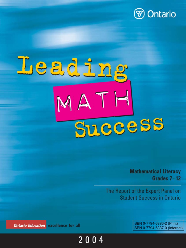 Leading Math Success Mathematical Literacy Grades 7-12 (PDFDrive) PDF ...