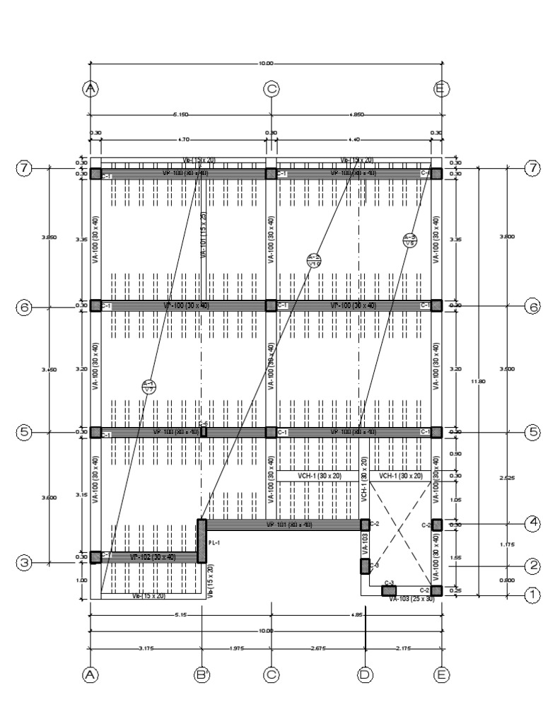 Ejercico Losa Aligerada Plano | PDF