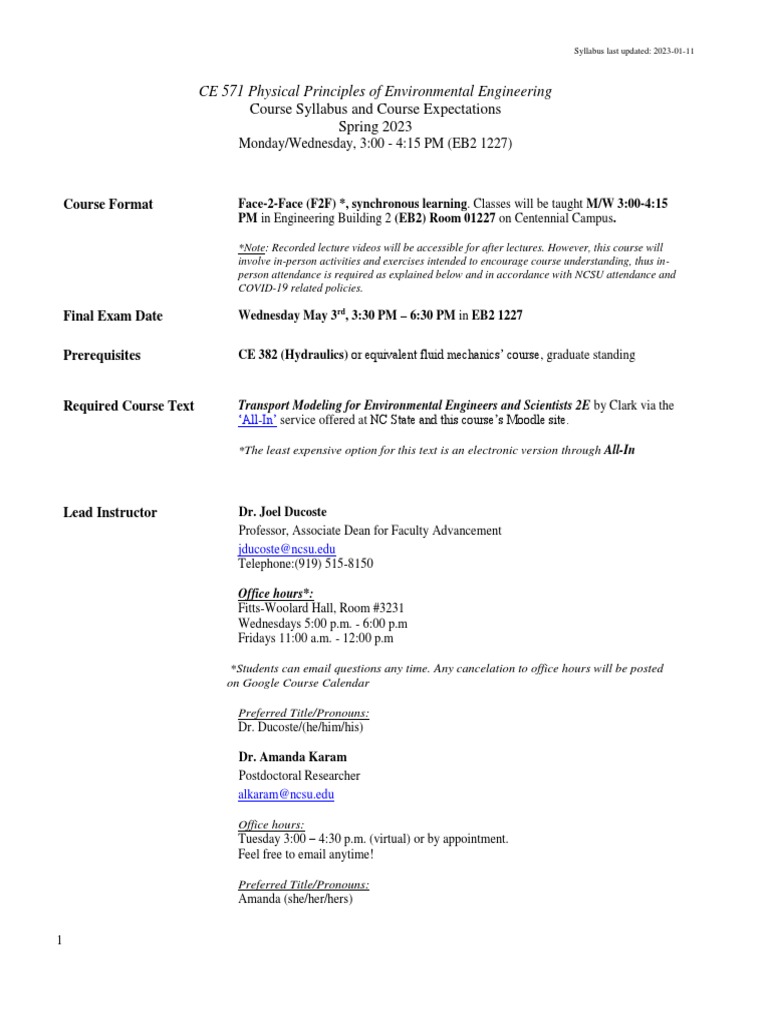 Syllabus | PDF | Lecture | Critical Thinking