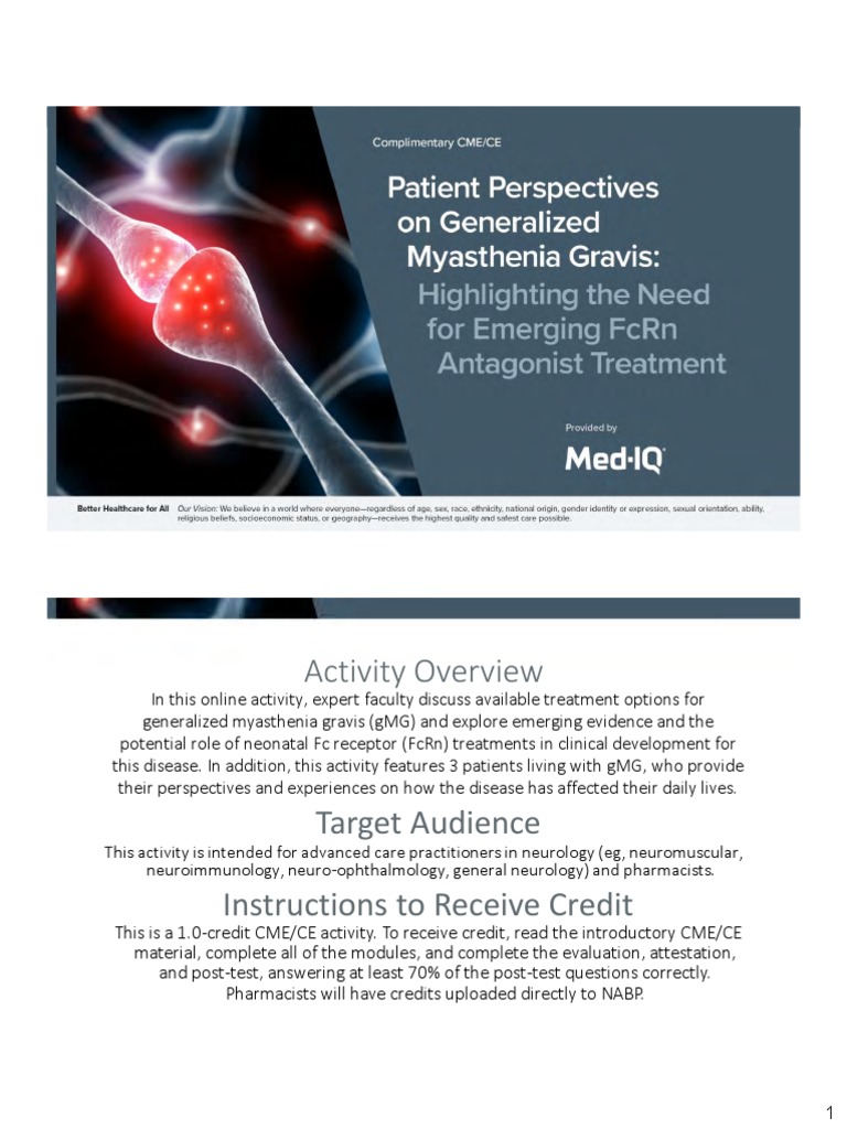 Activity Overview | PDF | Complement System | Neuromuscular Junction