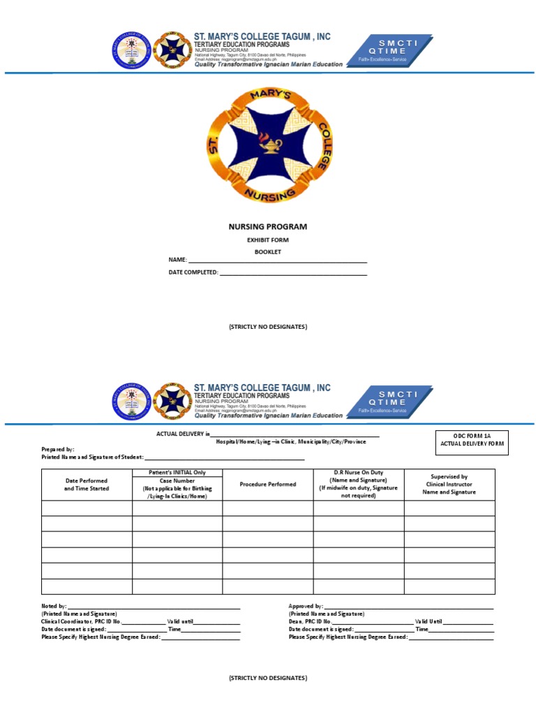 Nursing Program PRC Forms | PDF | Nursing | Medical Specialties