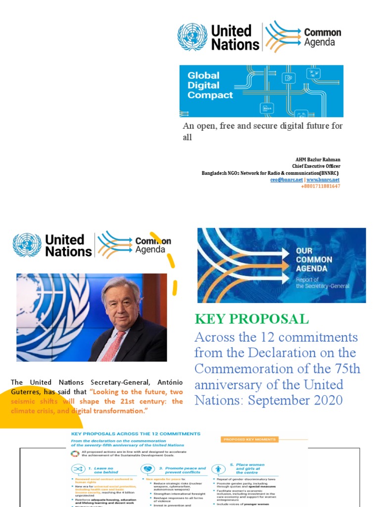 UN Global Digital Compact | PDF | Governance | United Nations