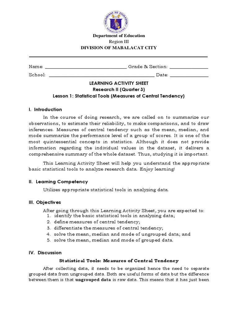 ResearchII Q3 Wk1-3 Statistical-Tools-2.CQA - GQA.LRQA PDF | PDF | Mean ... ResearchII Q3 Wk1-3 Statistical-Tools-2.CQA - GQA.LRQA PDF | PDF | Mean ...