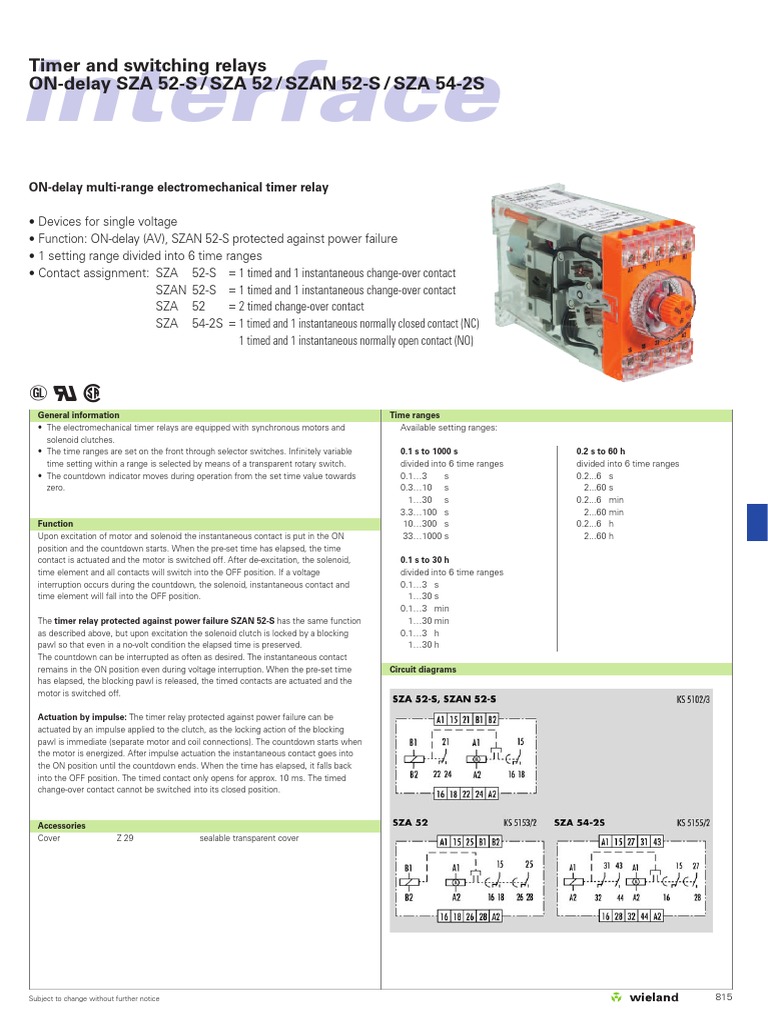 Temporizador Naranja Aleman | PDF | Relay | Switch