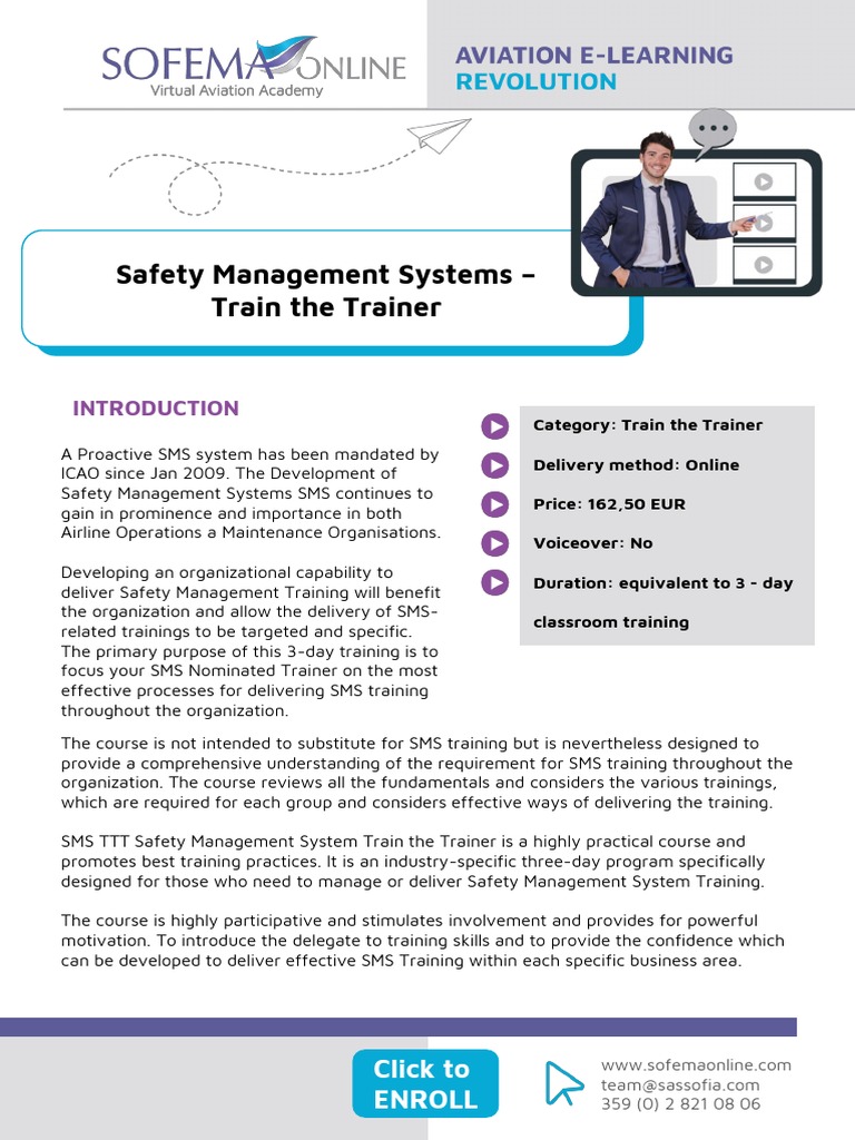Training Alert SOL Safety Management Systems - Train The Trainer-2 ...