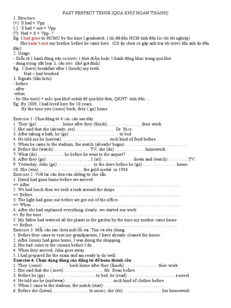 Baif Taapj Tieengs Anh 1 | PDF