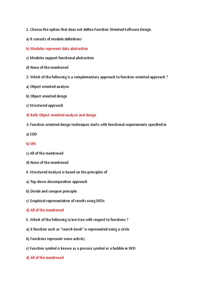 Function Oriented Software Design | PDF | Computer Programming | Software Design