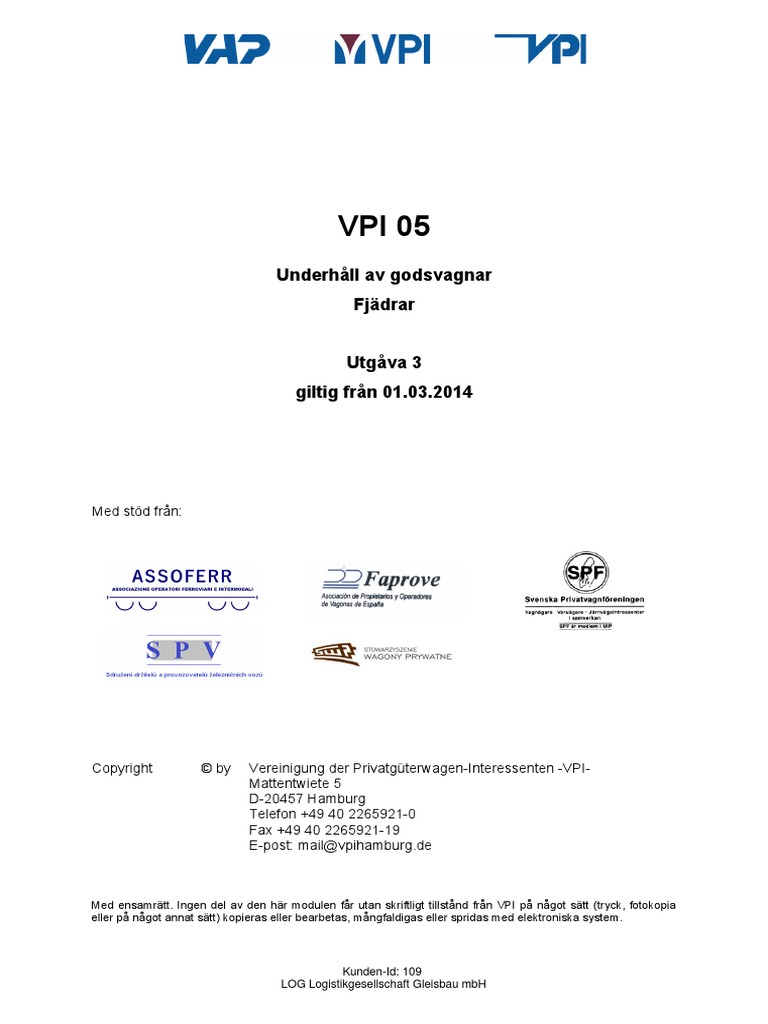 VPI 05-3w Federn Fjaedrar SE | PDF