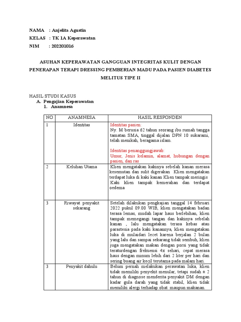 Anjelita A (202201016) Askep MK KDK | PDF
