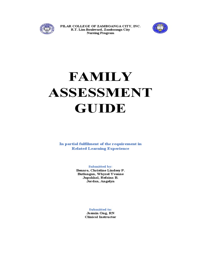 Family Assessment Guide | PDF | Sanitation | Preventive Healthcare