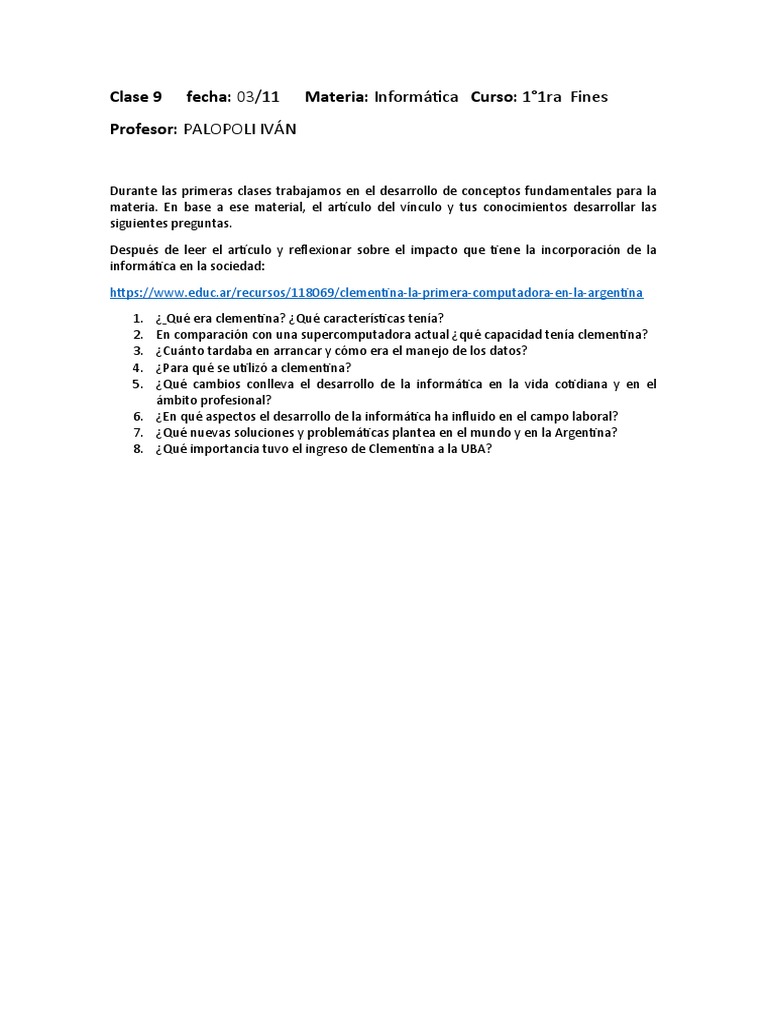 Fines 1ro1ra Clase9 | PDF