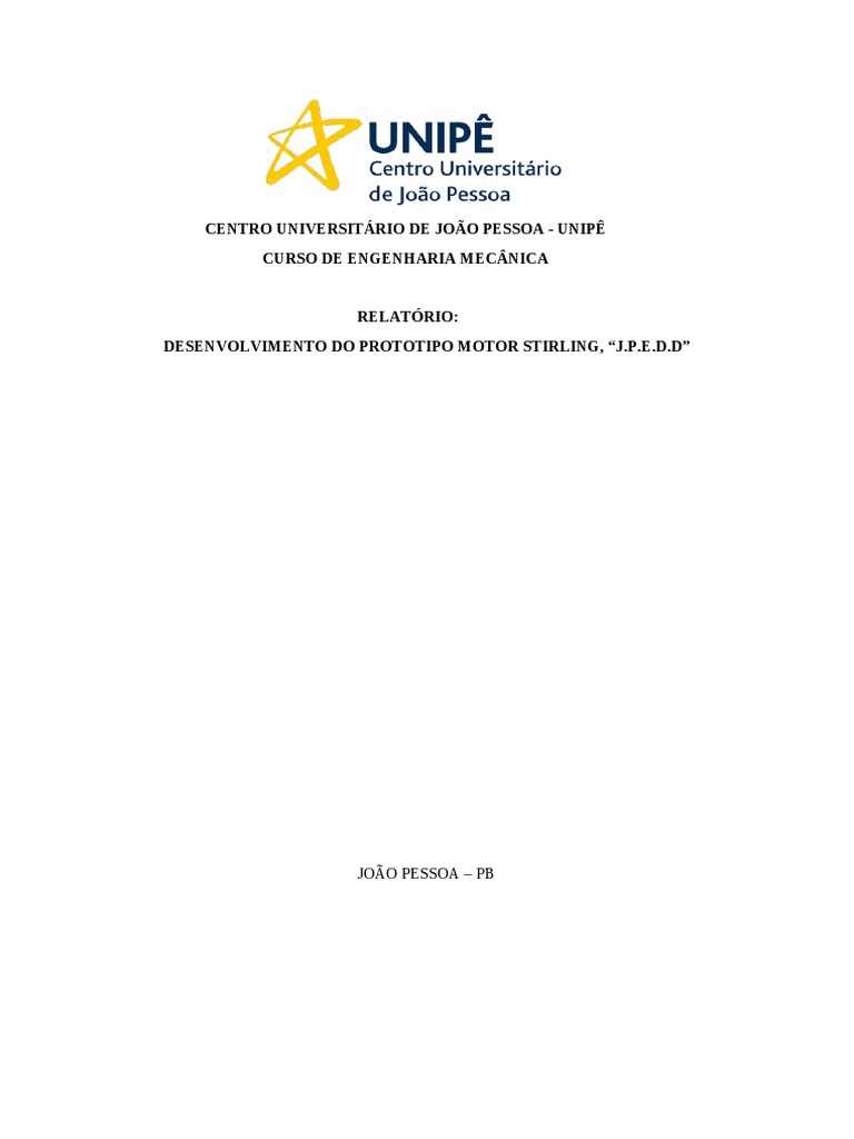 Relatorio Prototipo Versão Final | PDF | Motores | Calor