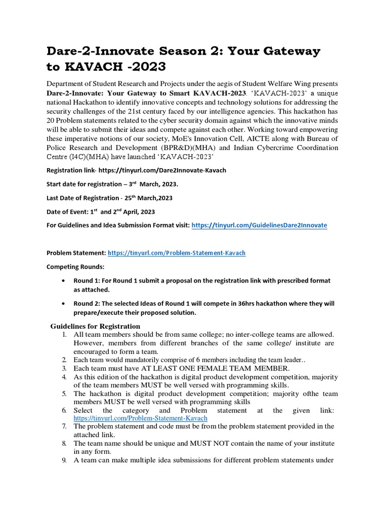 KAVACH Guideline | Download Free PDF | Computing