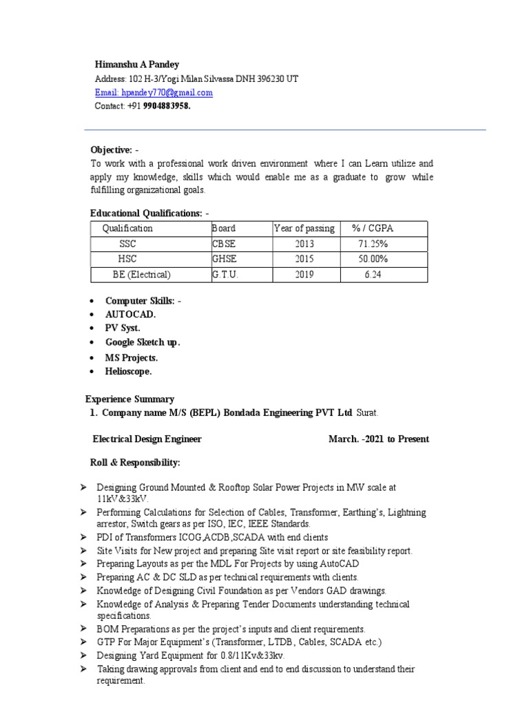 Resume-Himanshu - Pandey - 27 - 03 - 23 | PDF Resume-Himanshu - Pandey - 27 - 03 - 23 | PDF