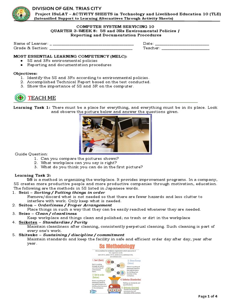 Revised Tle As CSS 10 Q3 WK8 | PDF | Occupational Safety And Health | Risk