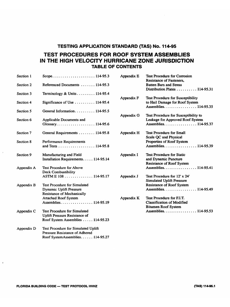 Testing Application Standard No 114-95 PDF | PDF | Civil Engineering ...
