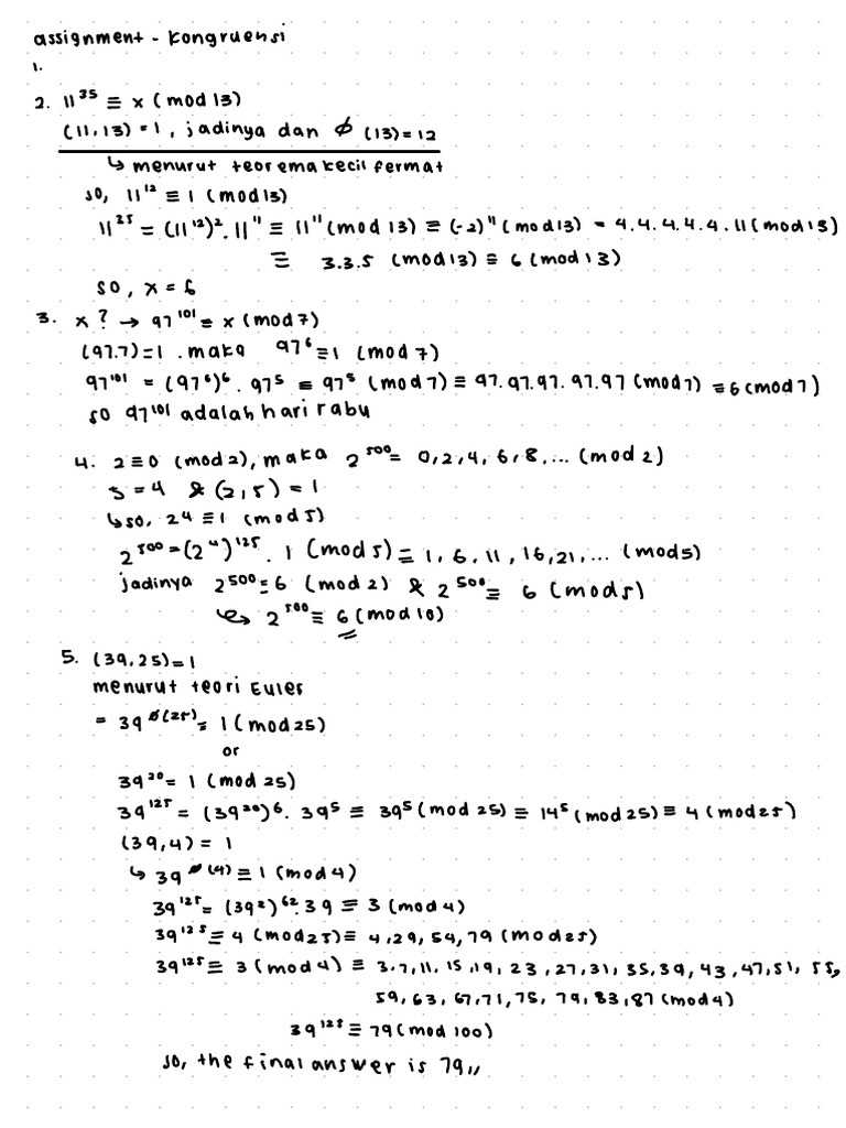 Modulo Notes 2 | PDF