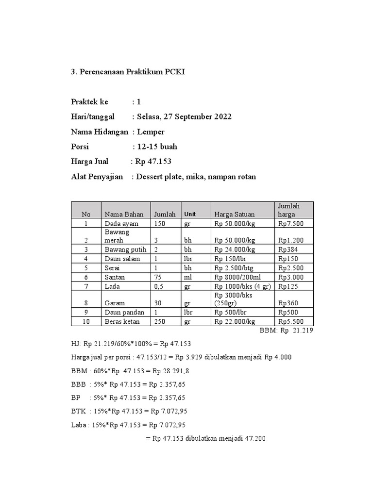 perencanaan praktek.pdf | PDF