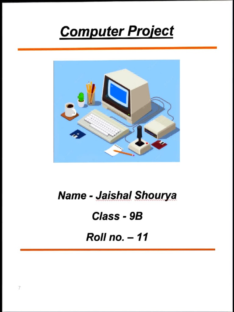 Computer Project.2023 | PDF