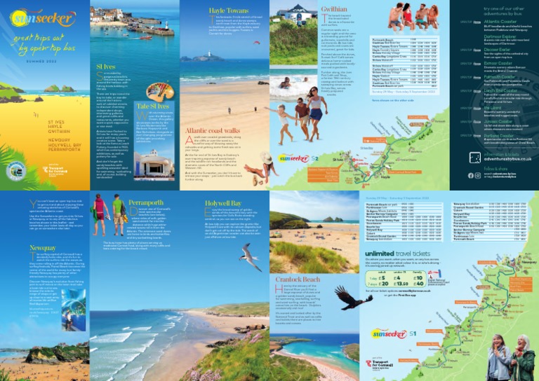 Sunseeker Leaflet | PDF | Cornwall | Physical Geography