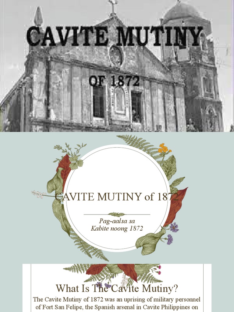 CAVITE MUTINY o Ang Pag Aalsa Kabite | PDF | Philippines | Spanish ...