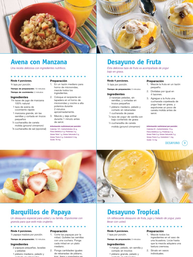 Recipes All (Extractos) 79p | PDF | Etiqueta de información nutricional | ensalada