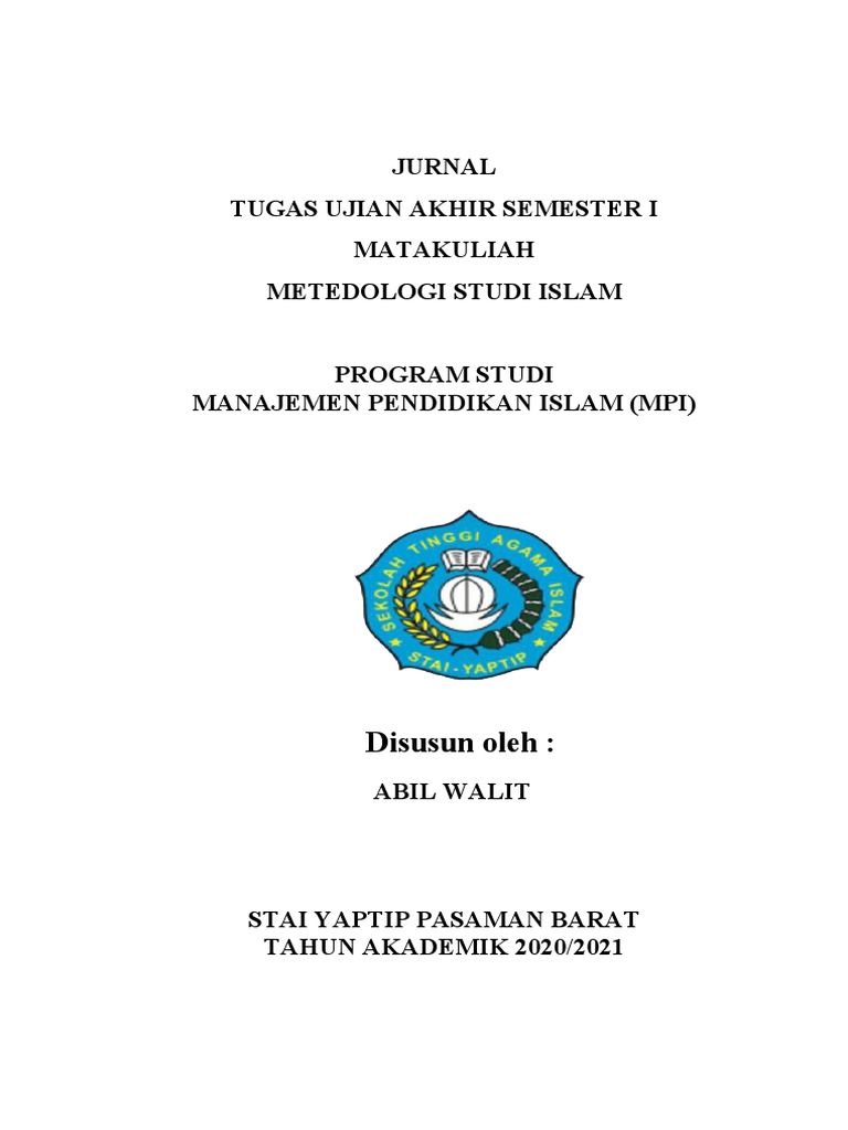 Jurnal Tentang Ihsan - Abil Walit Uas | PDF