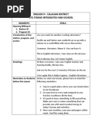 Detailed Lesson Plan in English Grade | PDF | Lesson Plan | Prediction