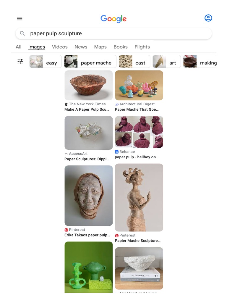 Paper Pulp Sculpture: Techniques and Inspiration for Creating Three-Dimensional Forms from ...