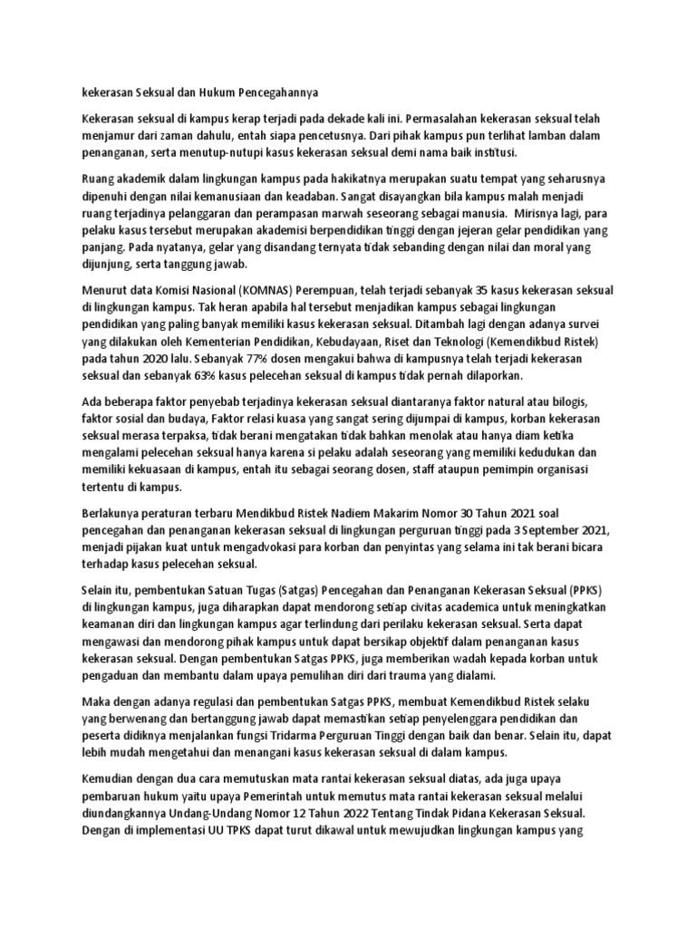 Pelecehan Seksual B Ulfa | PDF