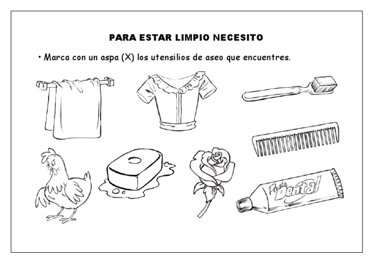 TAREA Útiles de aseo | PDF