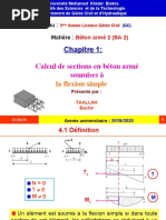 BA II - Chapitre 3 - Flexion Composée | PDF | Flexion (matériau) | Béton armé