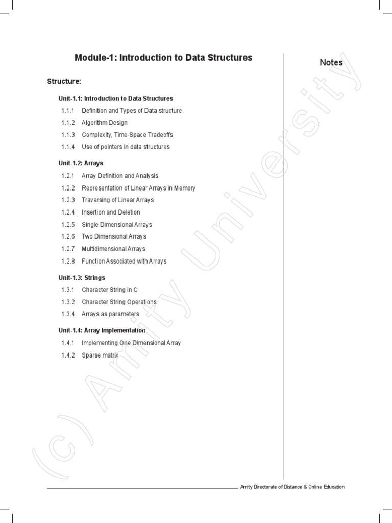 Csit124 Data Structure Using C Pdf Pdf Pointer Computer Programming Algorithms